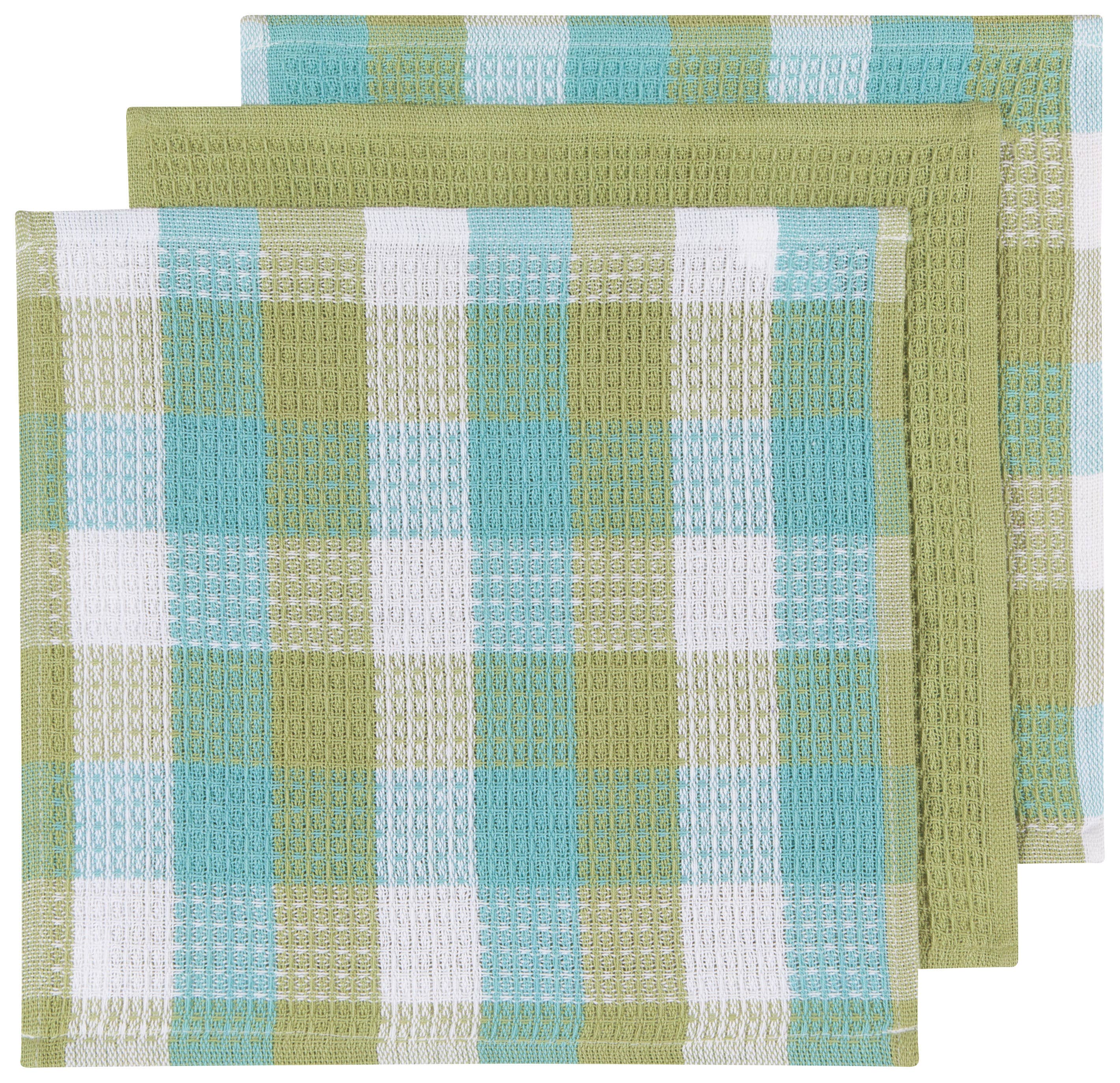Check Leaf Green Waffle Dishcloths Set of 3 – Johnson's Heritage Farmstead